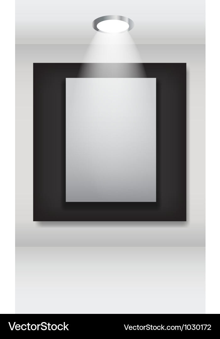 White frames Royalty Free Vector Image - VectorStock