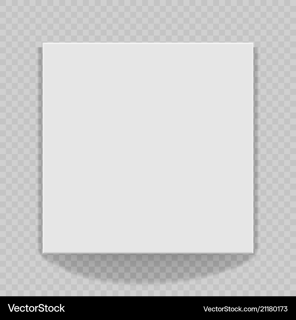 Box top view Royalty Free Vector Image - VectorStock