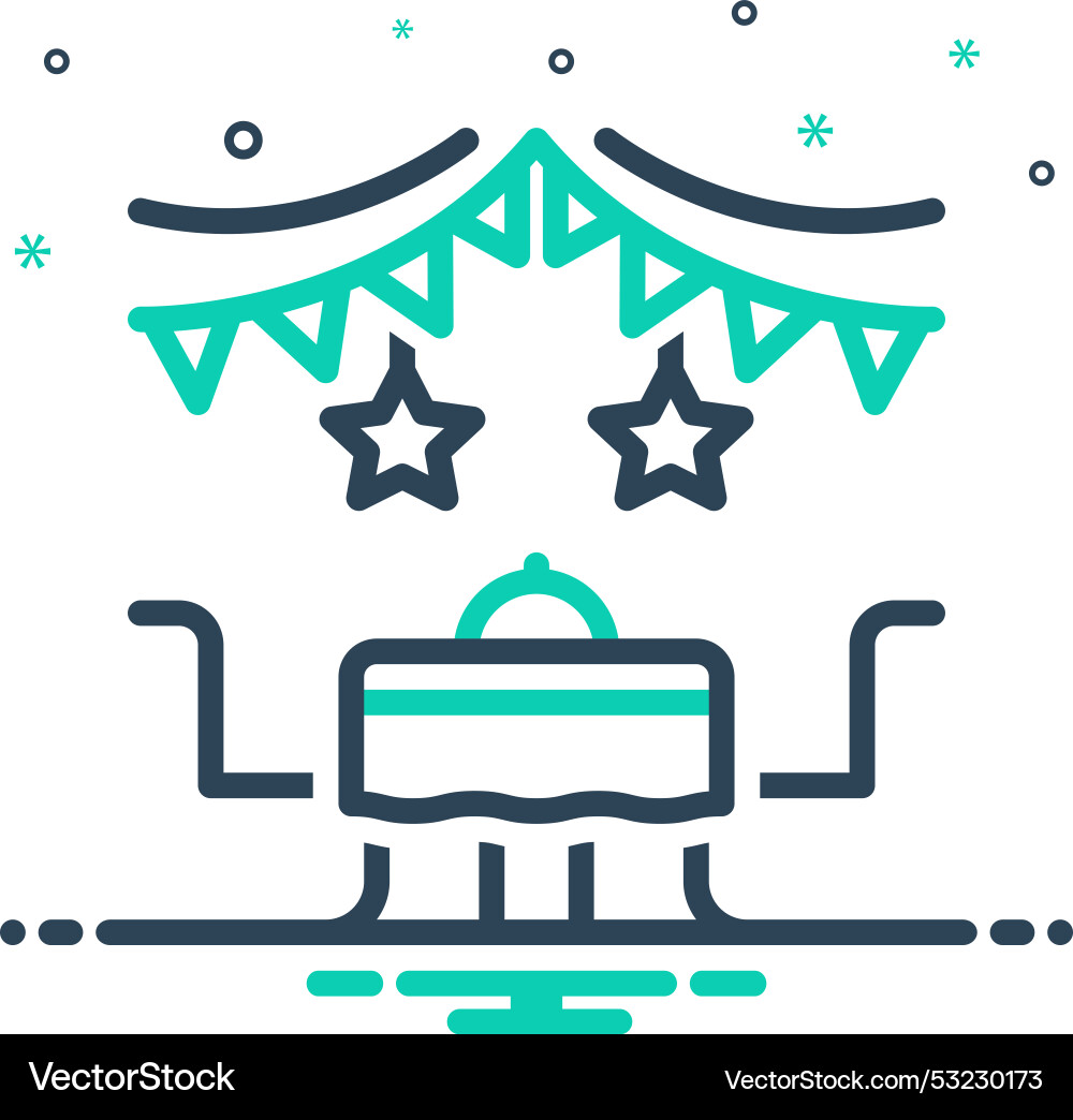 Dinner Royalty Free Vector Image - VectorStock