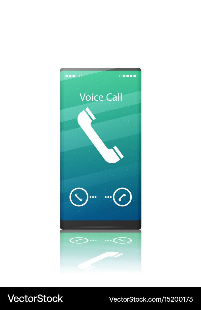 Modern smartphone flat Royalty Free Vector Image