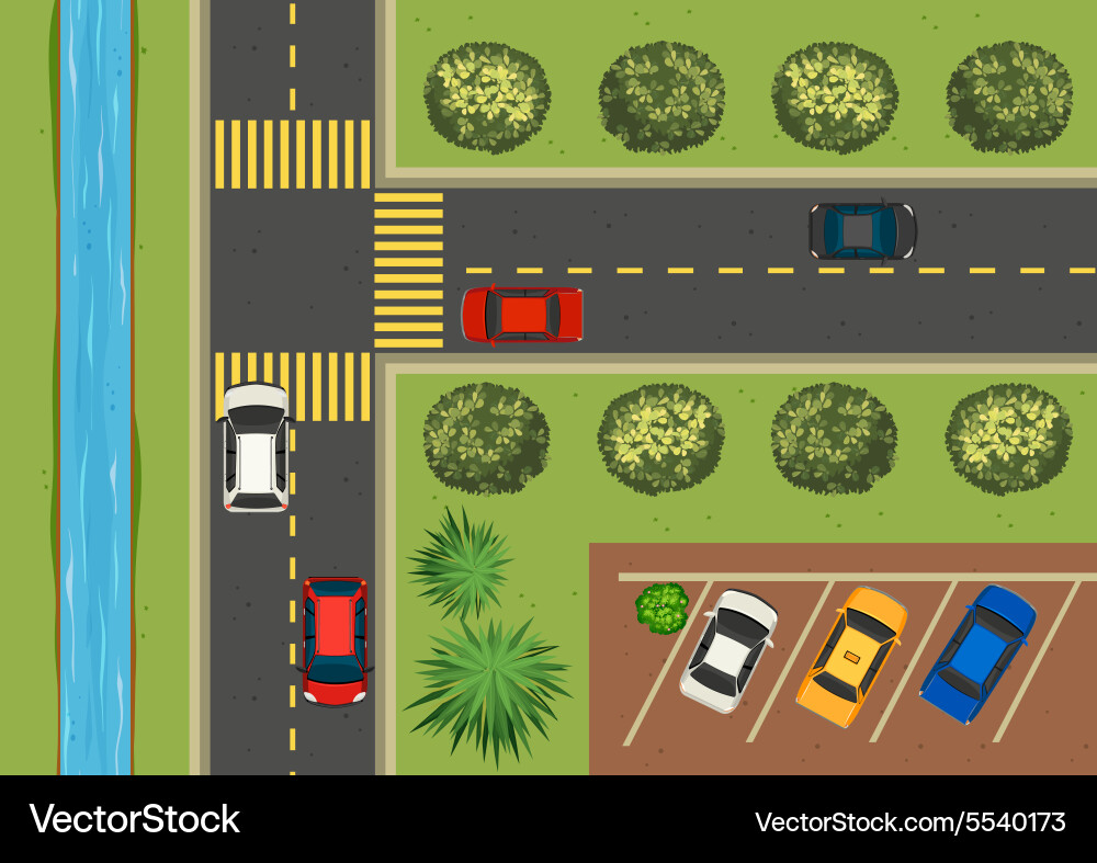Street Royalty Free Vector Image - VectorStock