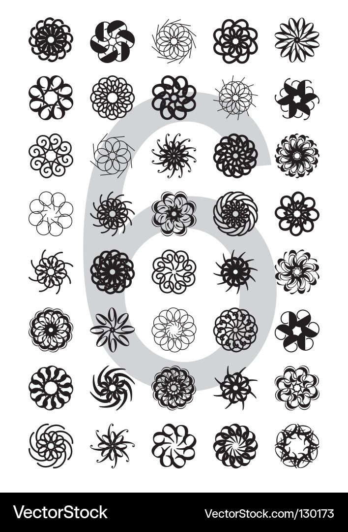 Typo design element series Royalty Free Vector Image