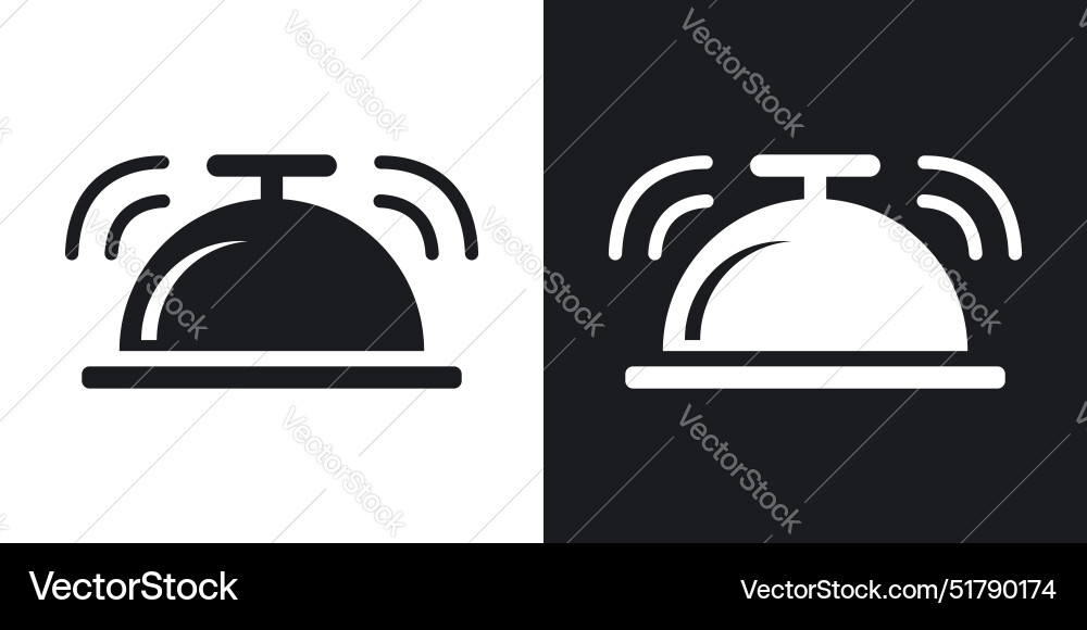 Bell concierge icon Royalty Free Vector Image - VectorStock
