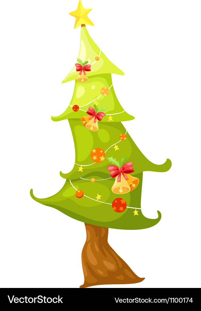 Christmas tree Royalty Free Vector Image - VectorStock