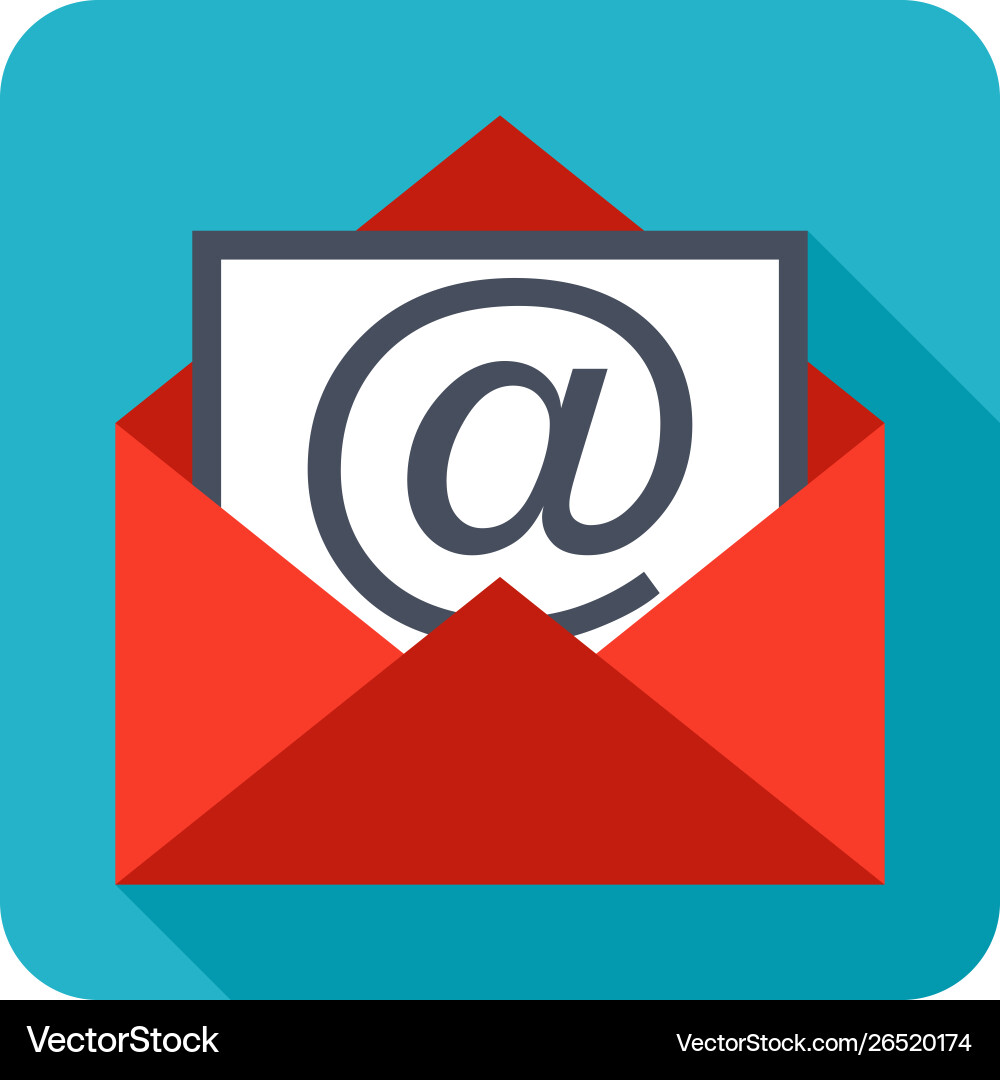 Envelope email icon Royalty Free Vector Image - VectorStock