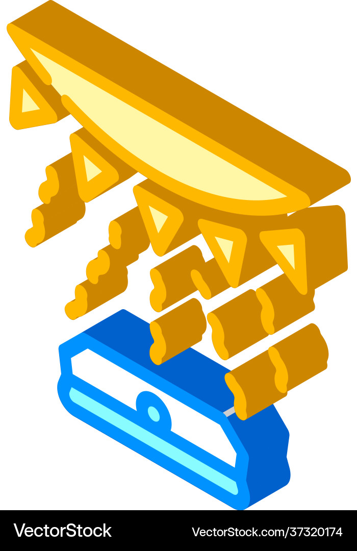 Light sensor isometric icon Royalty Free Vector Image