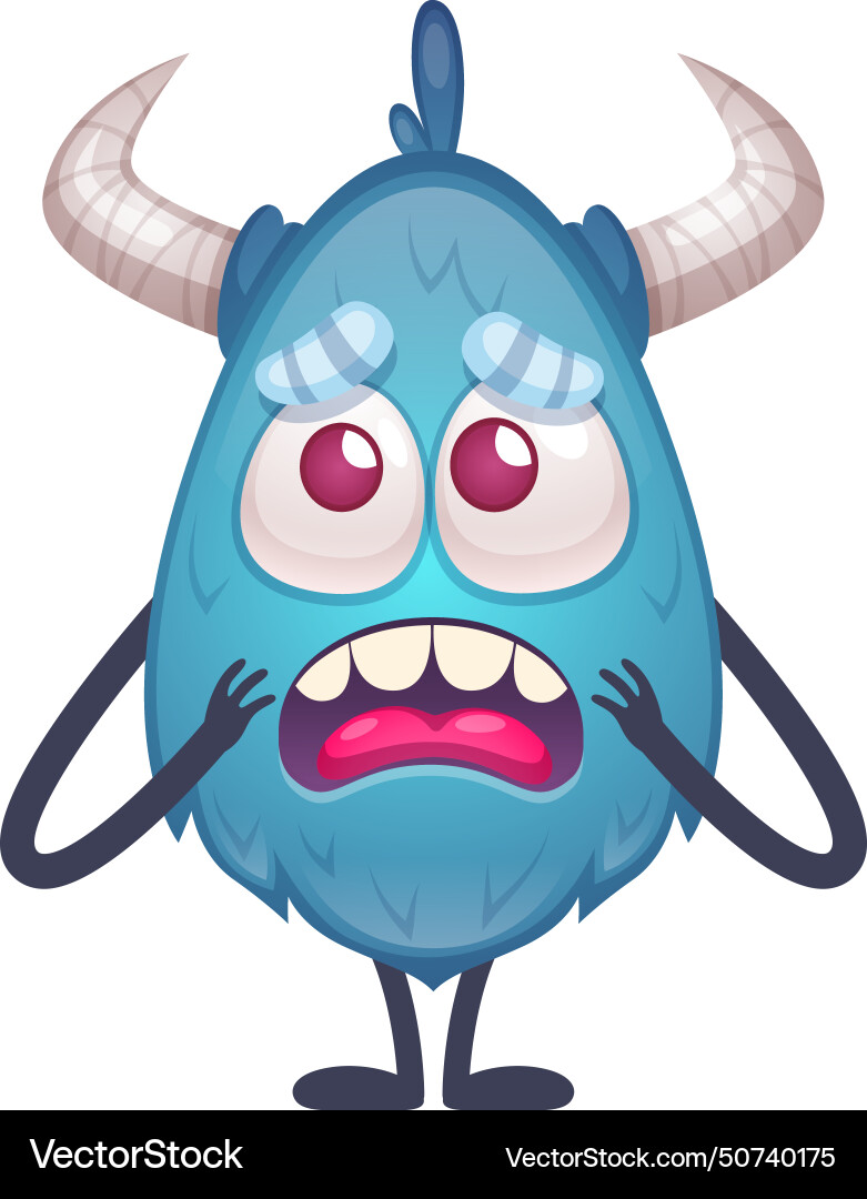 Cartoon monster Royalty Free Vector Image - VectorStock