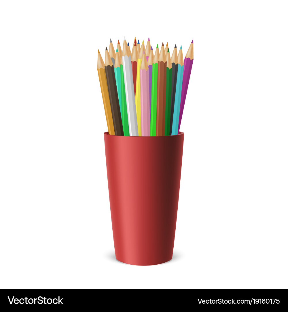 Realistic blank plastic cup-stand Royalty Free Vector Image