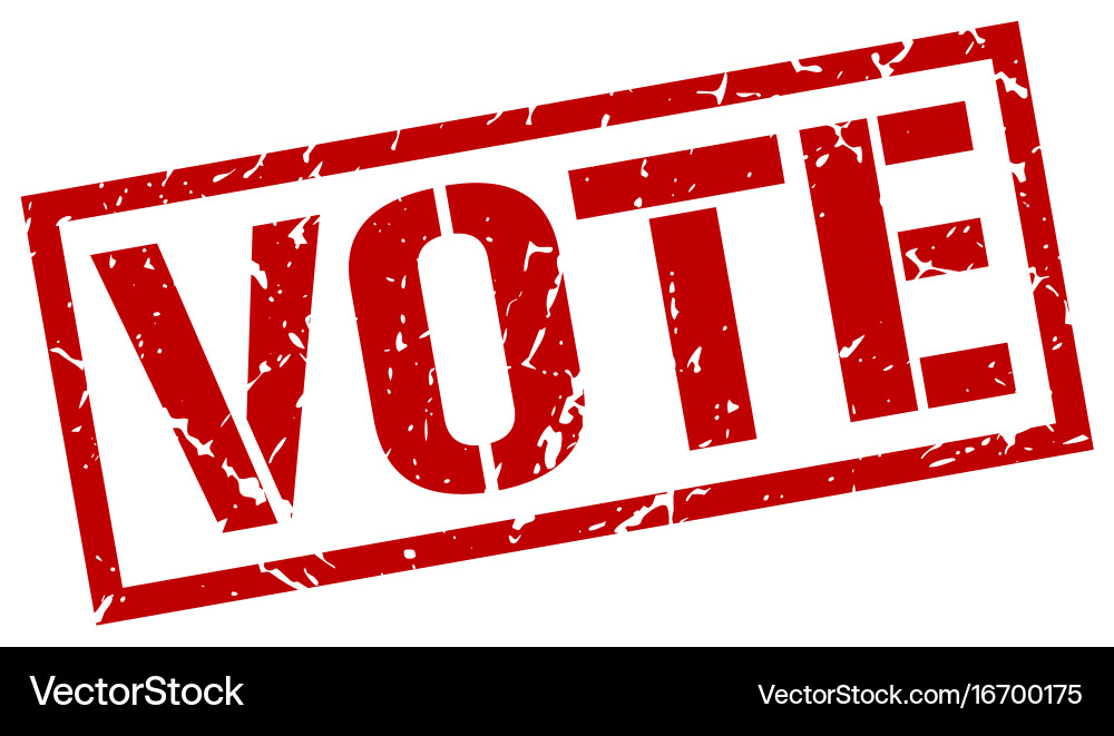 Vote stamp Royalty Free Vector Image - VectorStock