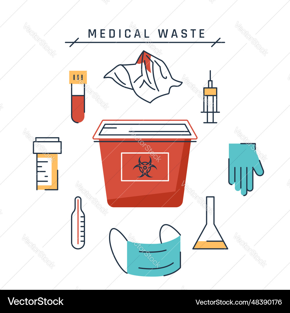 Infectious Waste Vector Images (over 960)