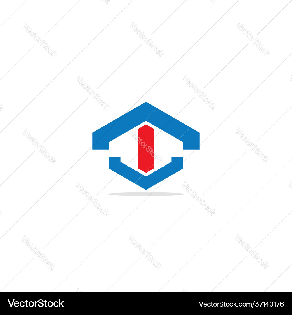 Building realty company logo Royalty Free Vector Image