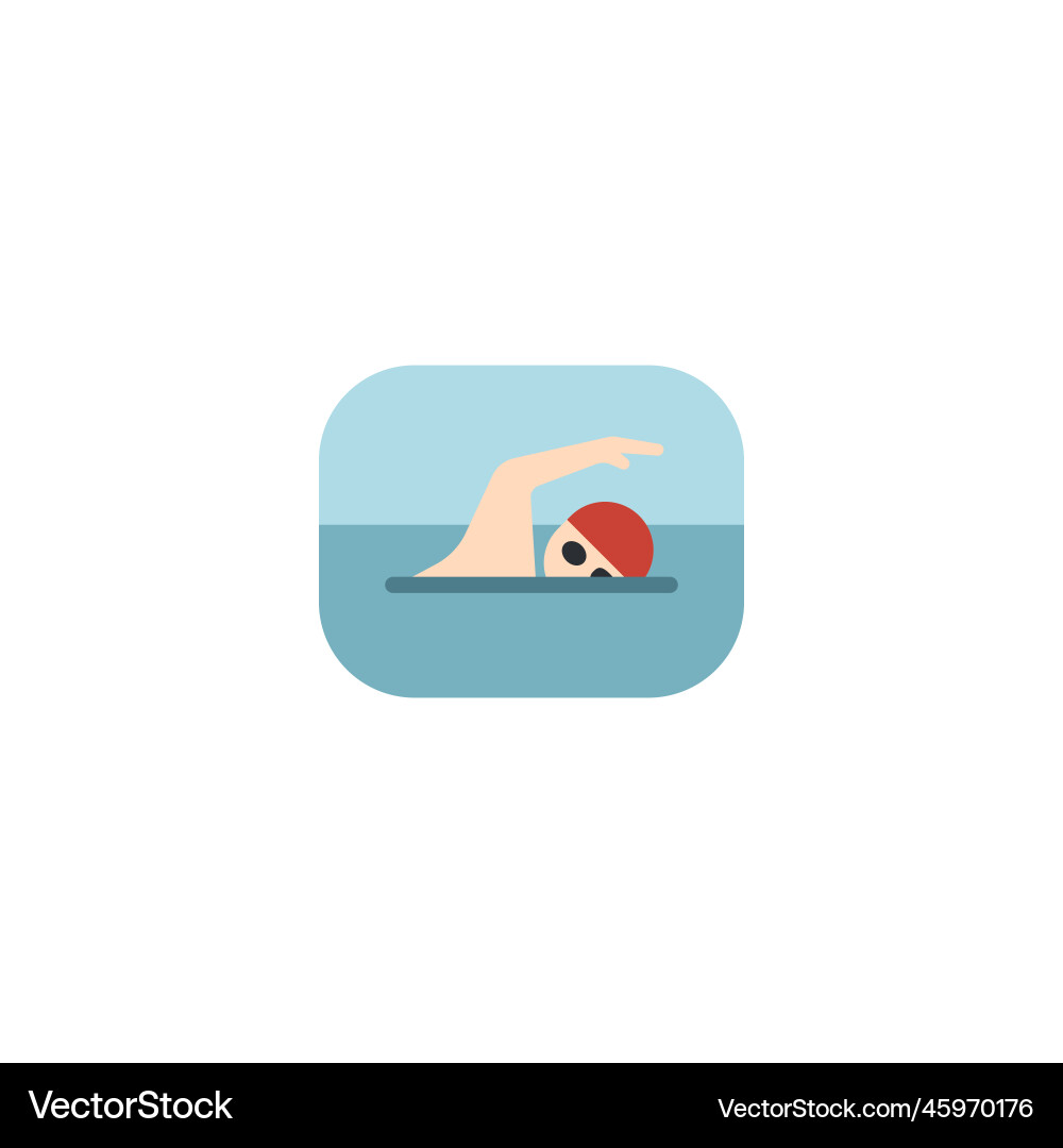 Swimming creative icon from sport icons Royalty Free Vector