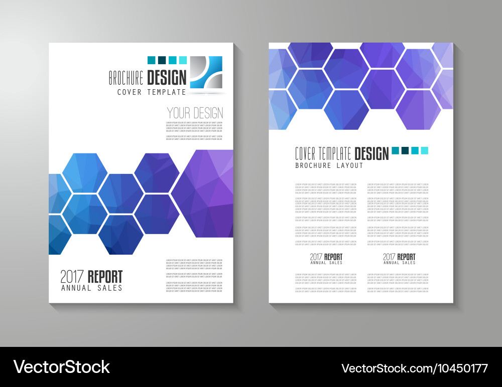 Cover design document template Royalty Free Vector Image