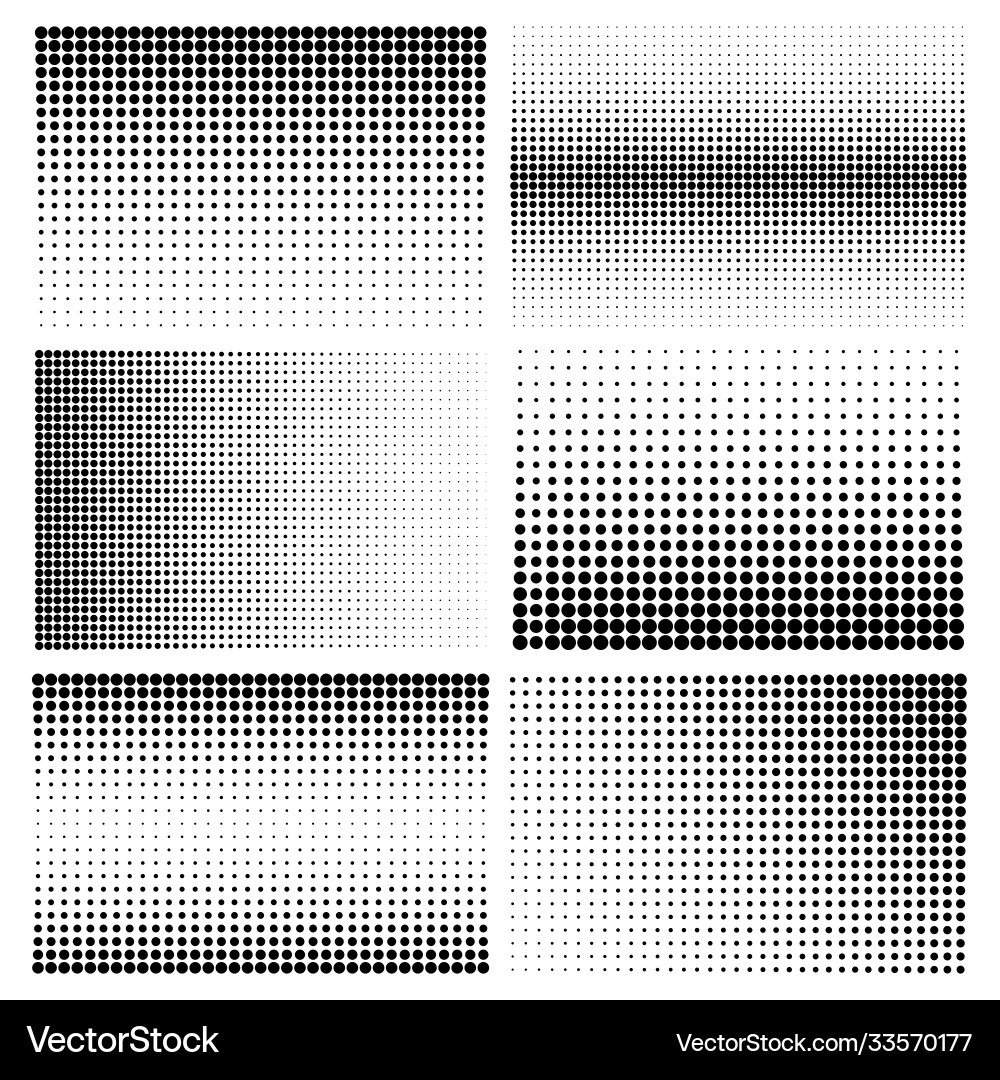 Halftone Dot Pattern Royalty Free Vector Image