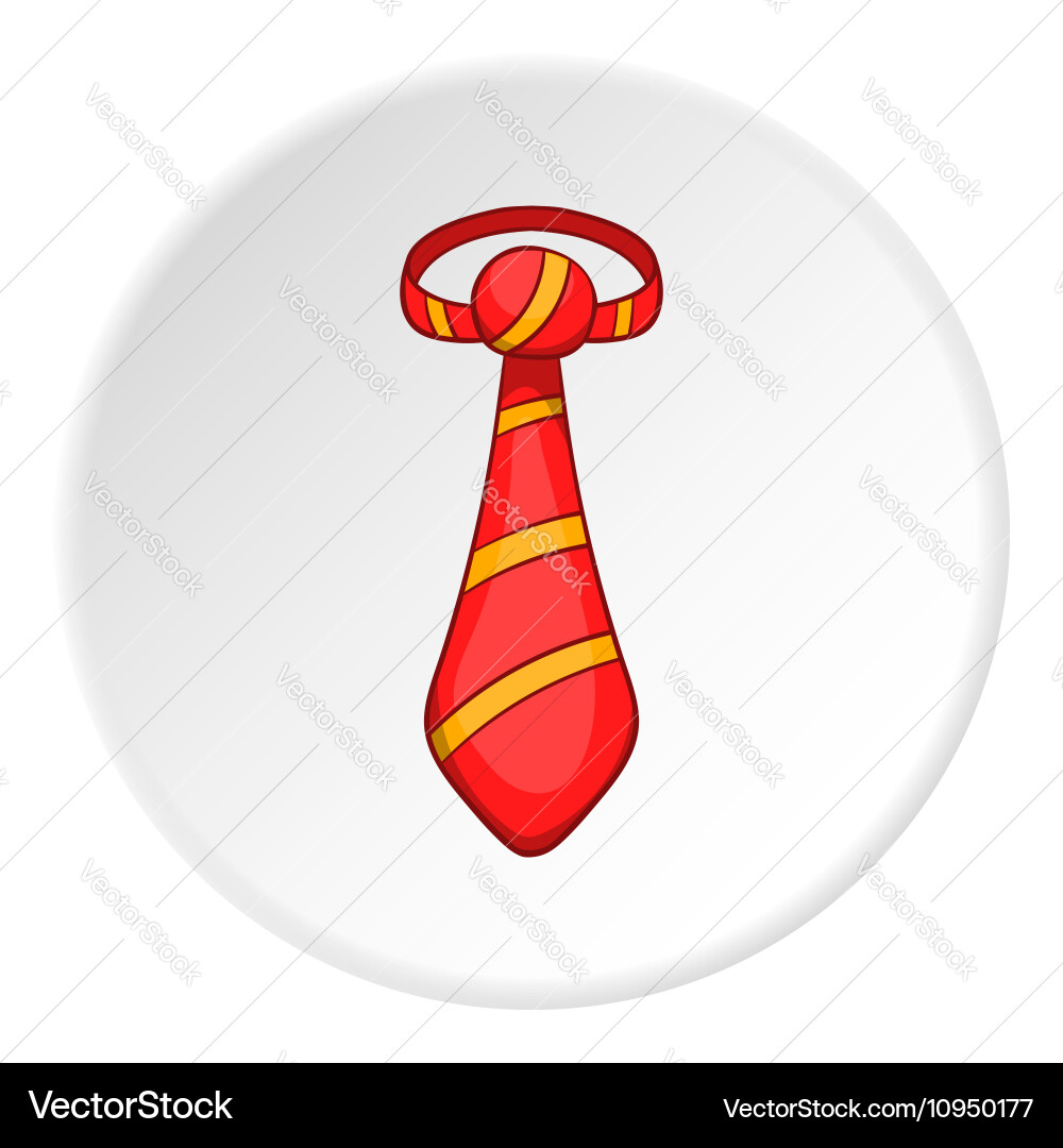 Men classic tie icon cartoon style Royalty Free Vector Image
