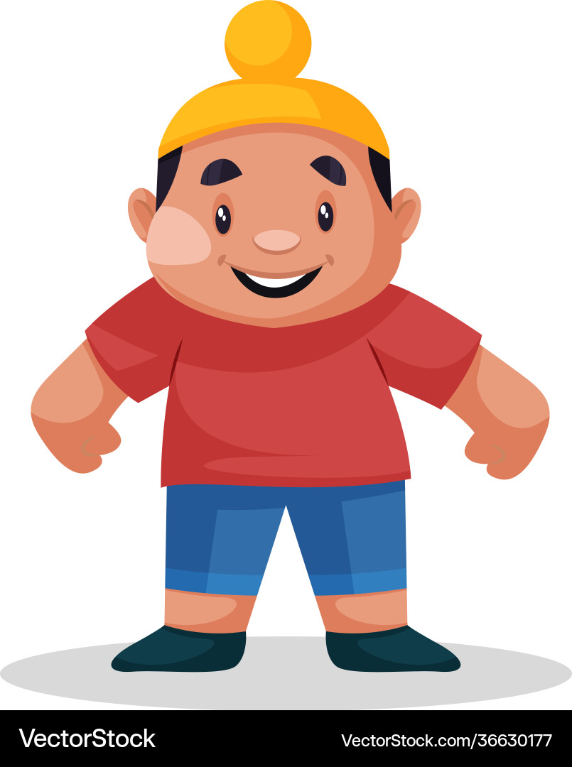 Sardar boy cartoon Royalty Free Vector Image - VectorStock