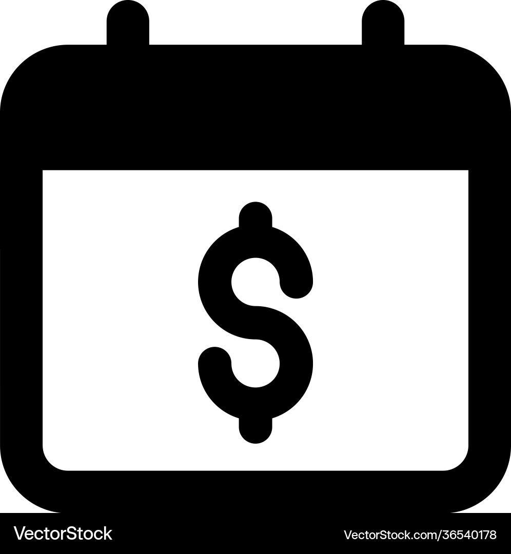 Business calendar Royalty Free Vector Image - VectorStock