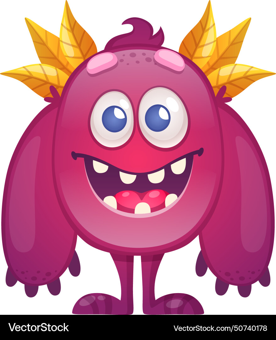 Cartoon monster Royalty Free Vector Image - VectorStock