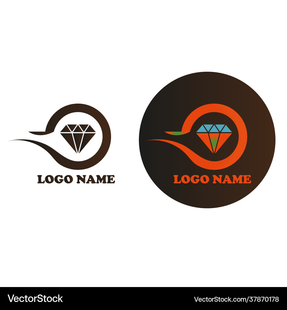Daimond logo Royalty Free Vector Image - VectorStock