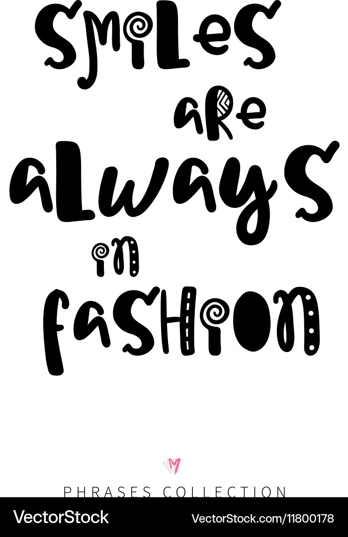 Hand drawn lettering poster Royalty Free Vector Image