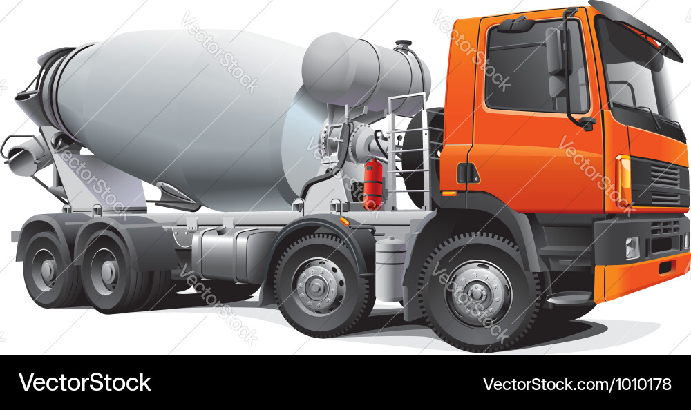 Ready Mix Concrete Vector Images (17)