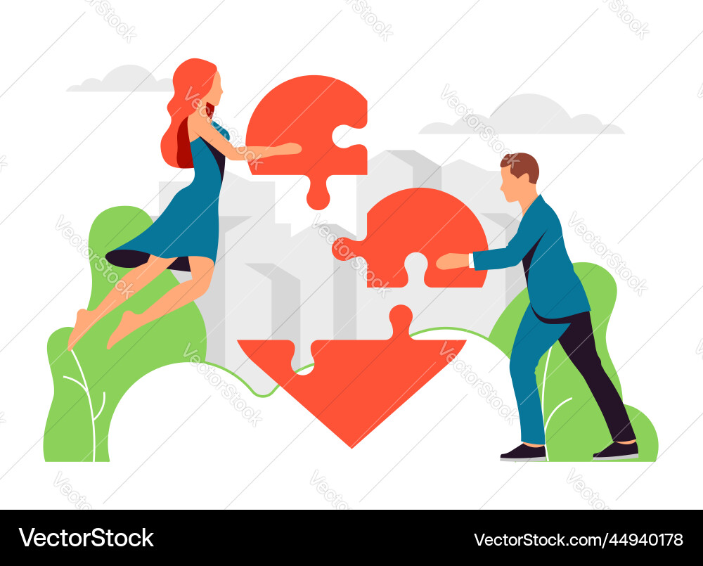 Love and relationships banner Royalty Free Vector Image