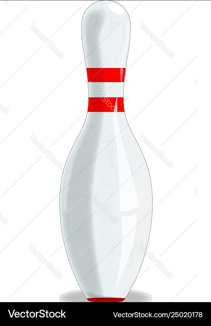 Ten pin Royalty Free Vector Image - VectorStock
