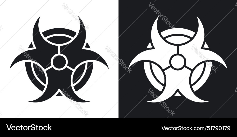 Biohazard icon Royalty Free Vector Image - VectorStock