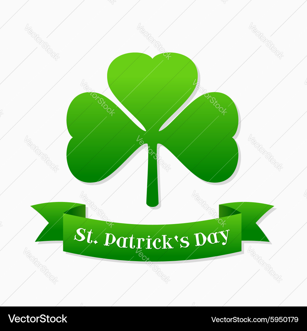 Shamrock icon Royalty Free Vector Image - VectorStock