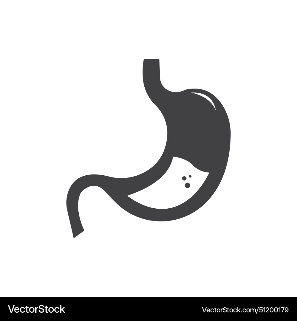 Stomach icon Royalty Free Vector Image - VectorStock
