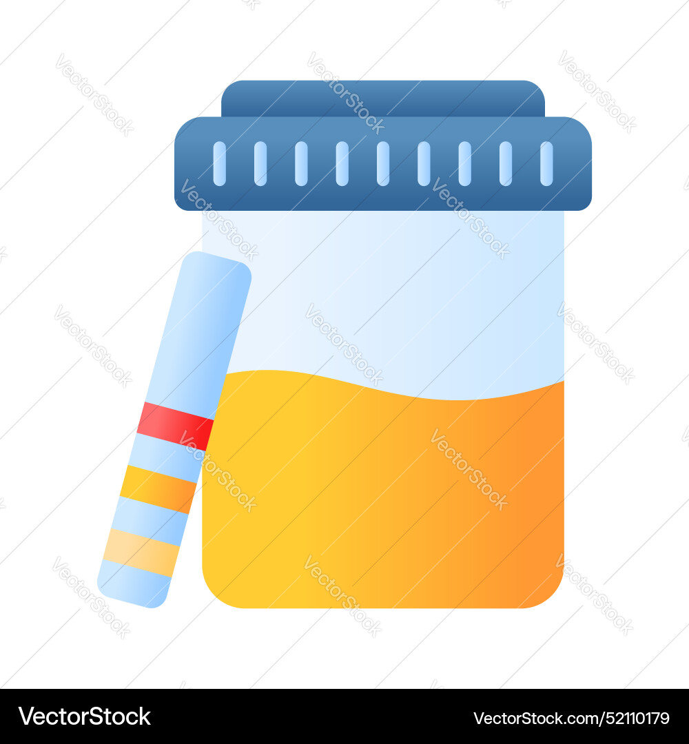 Urine test Royalty Free Vector Image - VectorStock