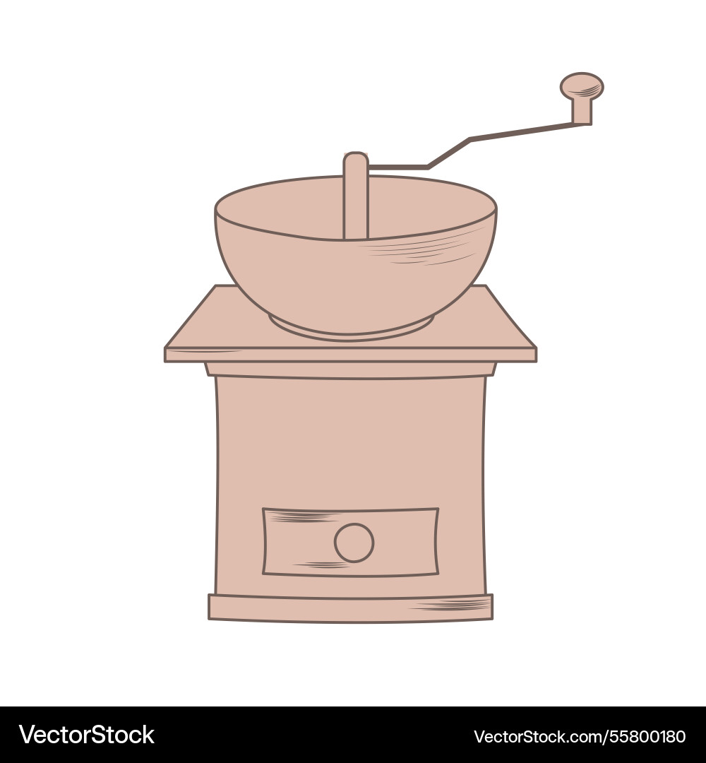 Coffee grinder Royalty Free Vector Image - VectorStock