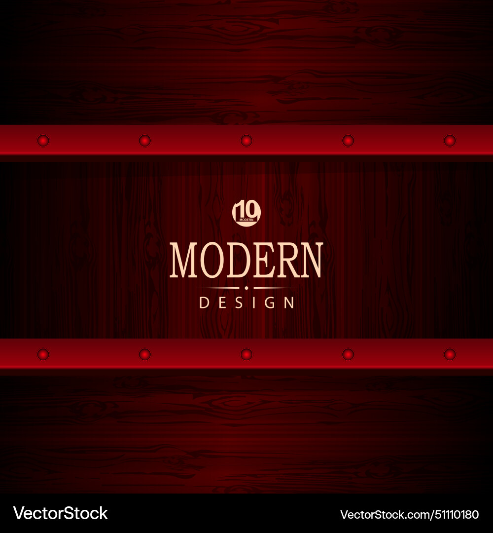 Red background with outlines of boards billboard Vector Image