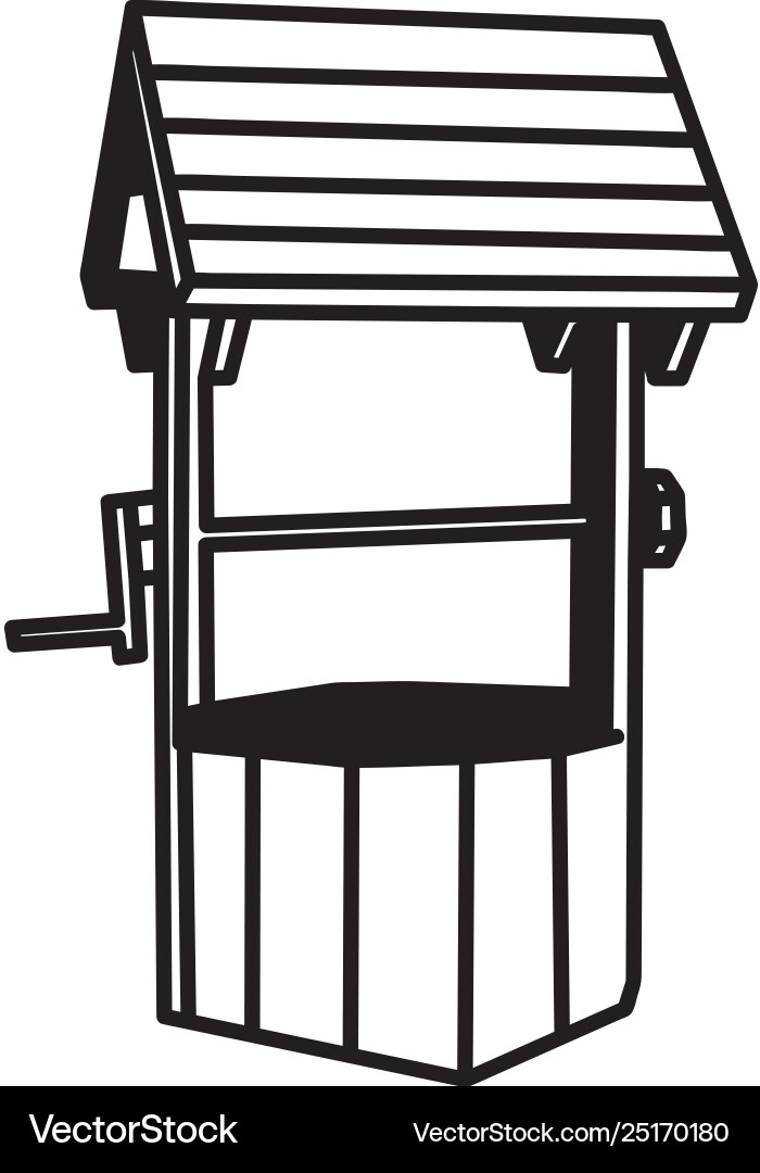 Wishing well eps Royalty Free Vector Image - VectorStock