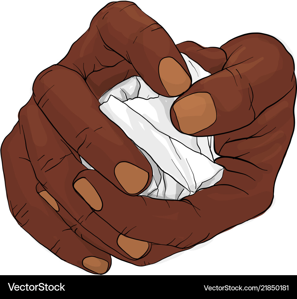 Hand tearing paper Royalty Free Vector Image - VectorStock