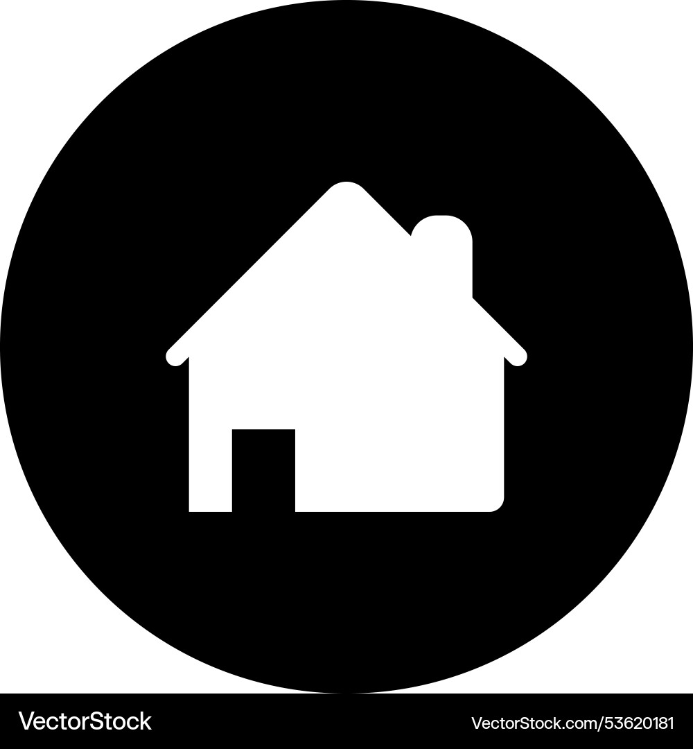 Home button icons homepage icon symbol Royalty Free Vector