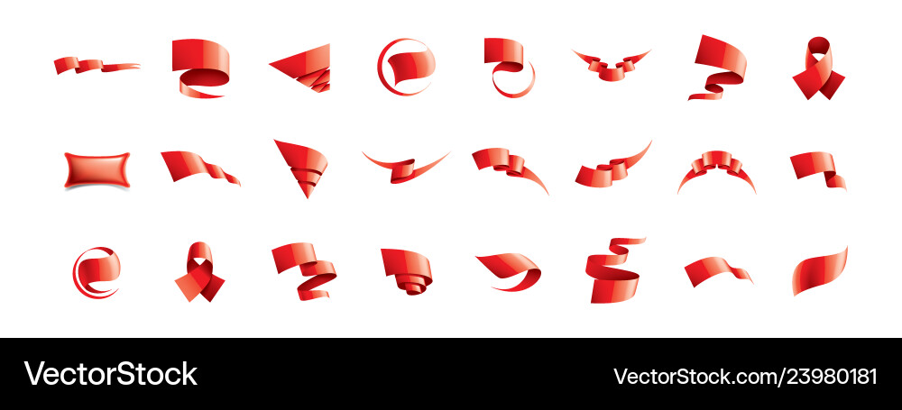 Red sticker on white background Royalty Free Vector Image