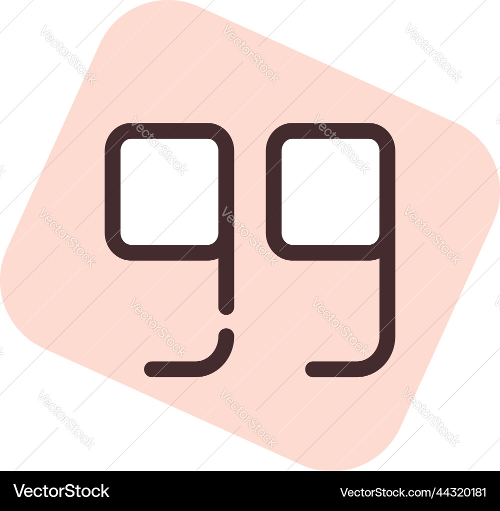 Ui symbol on white background Royalty Free Vector Image