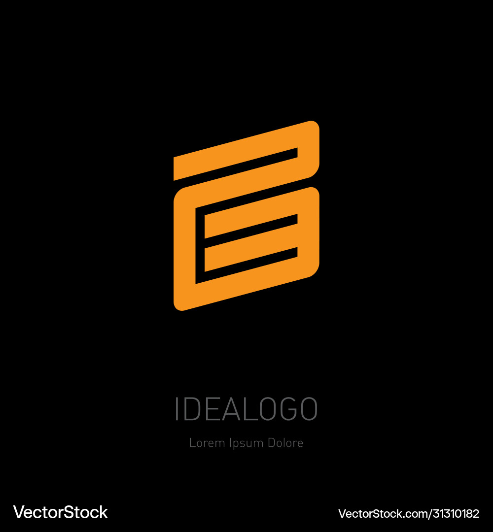 23 - logo or design element icon with numbers Vector Image
