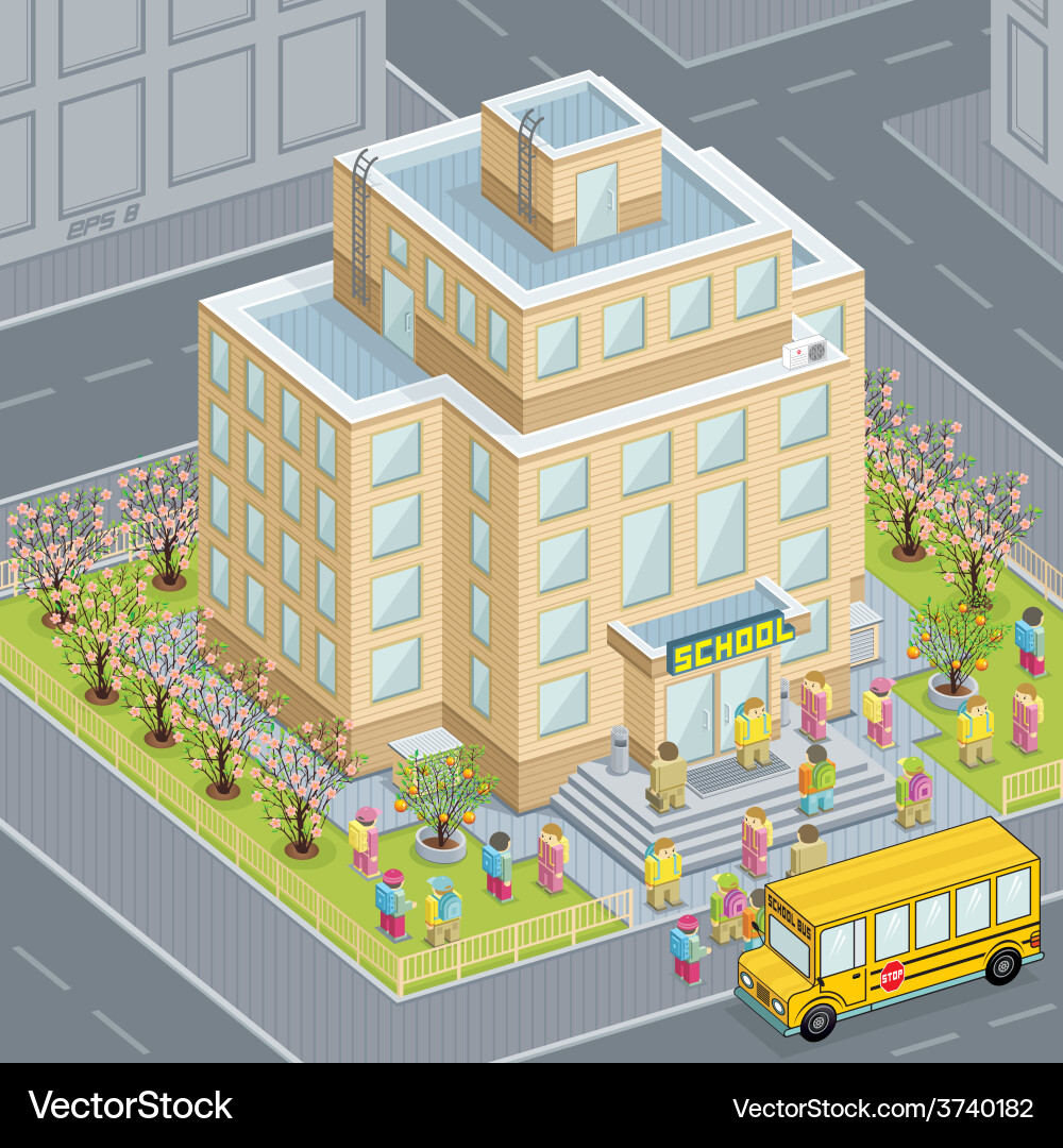 School Royalty Free Vector Image - VectorStock