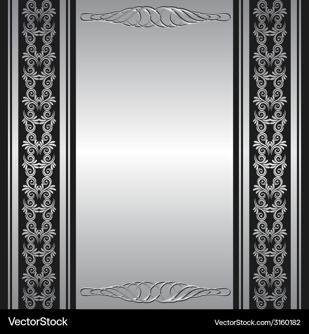 Silver background Royalty Free Vector Image - VectorStock