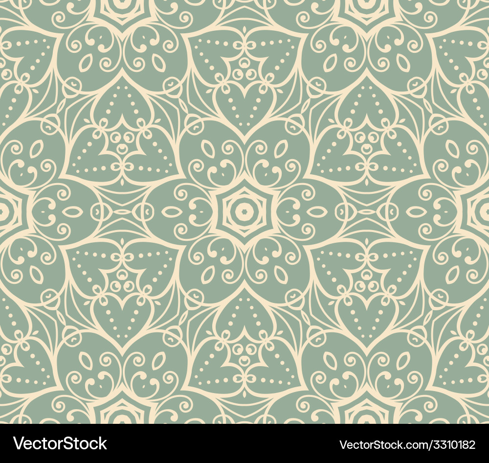 Vintage seamless wallpaper Royalty Free Vector Image