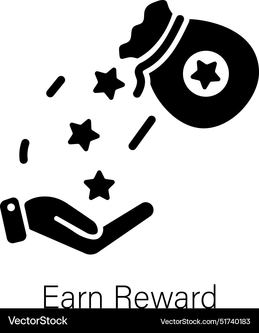 Earn reward Royalty Free Vector Image - VectorStock