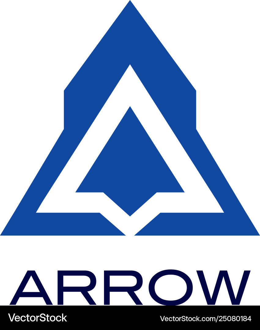 Arrow logo Royalty Free Vector Image - VectorStock