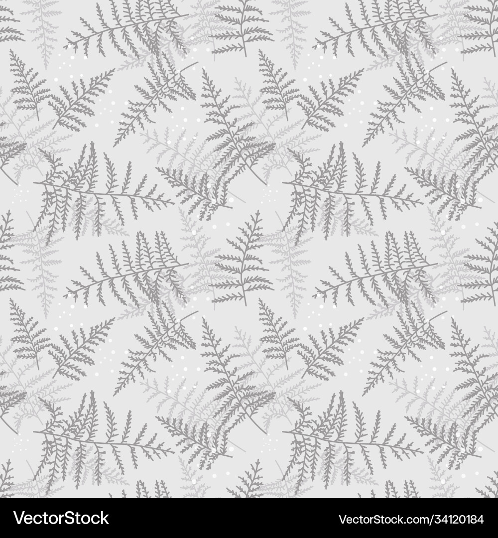 Bracken seamless pattern Royalty Free Vector Image