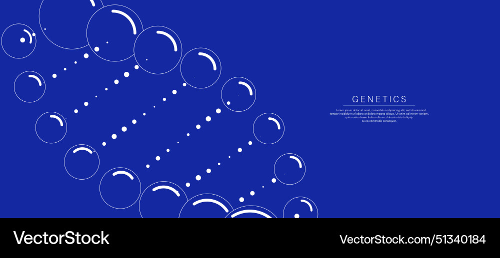 Dna molecules simple structure form flat Vector Image