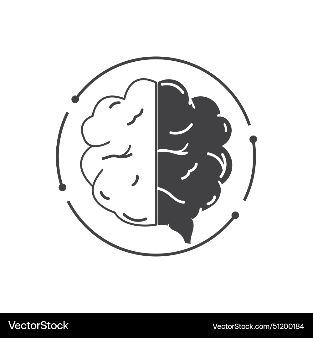 Human brain Royalty Free Vector Image - VectorStock