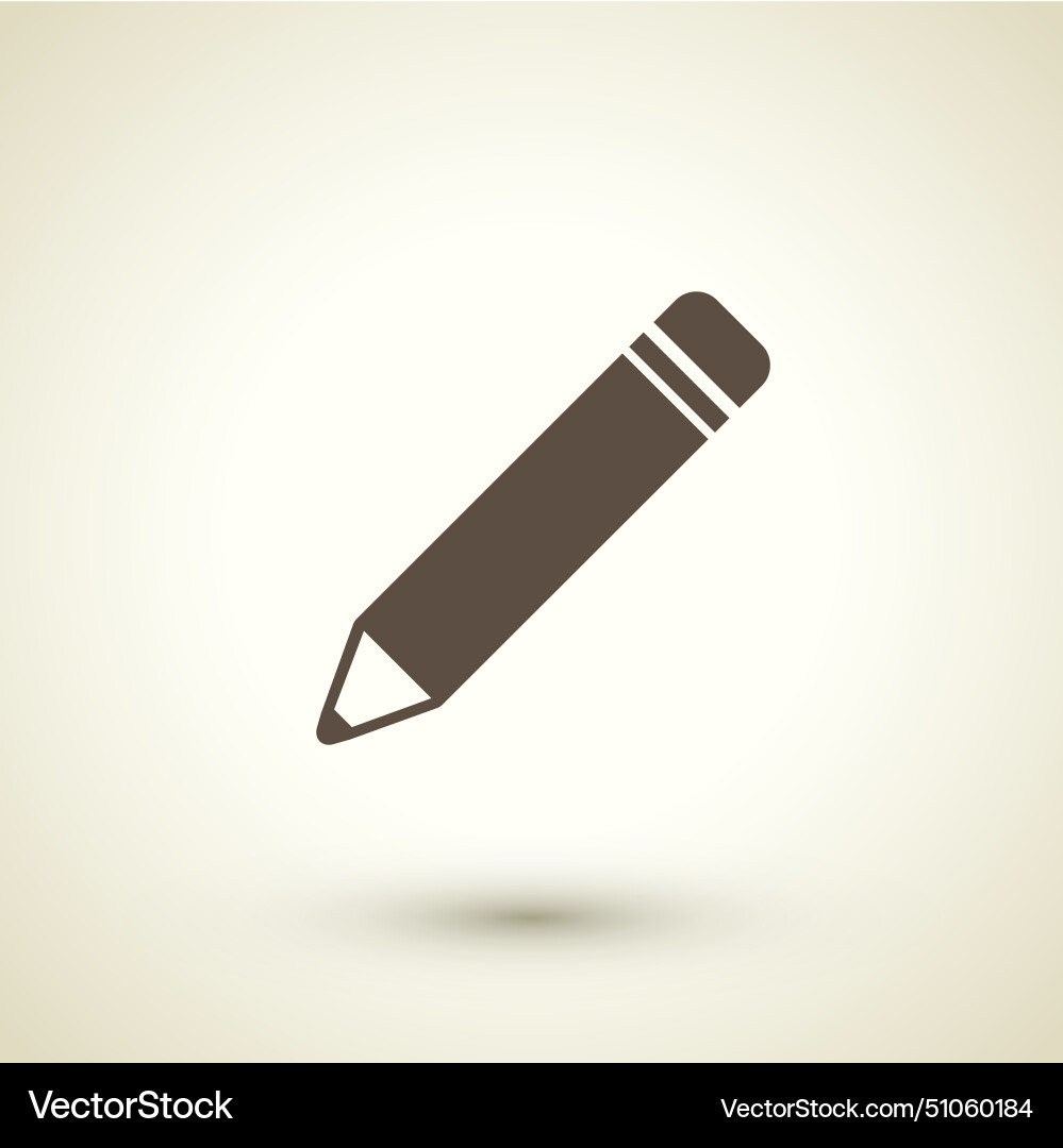 Retro style pen icon Royalty Free Vector Image