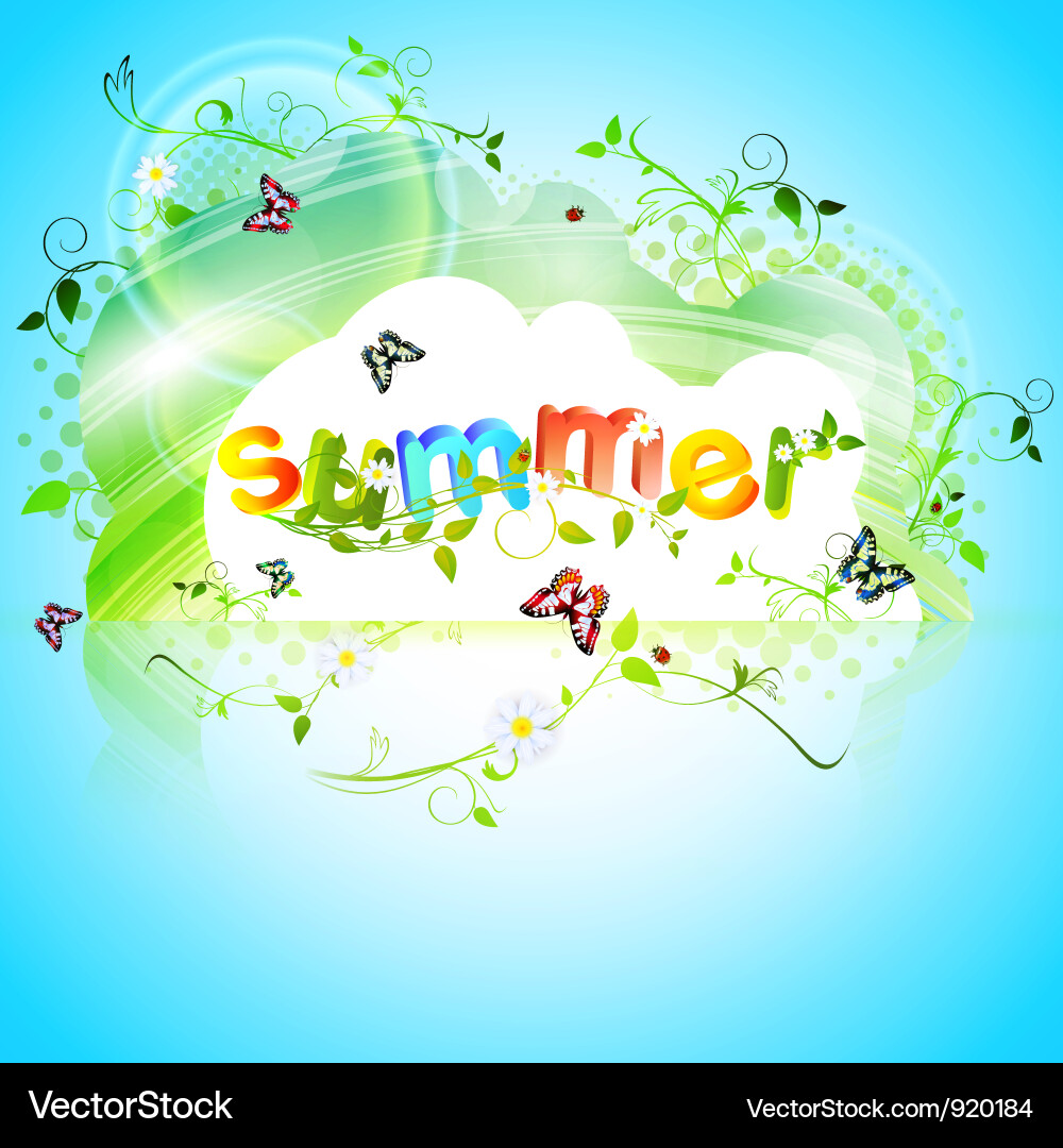 Summer Royalty Free Vector Image - VectorStock
