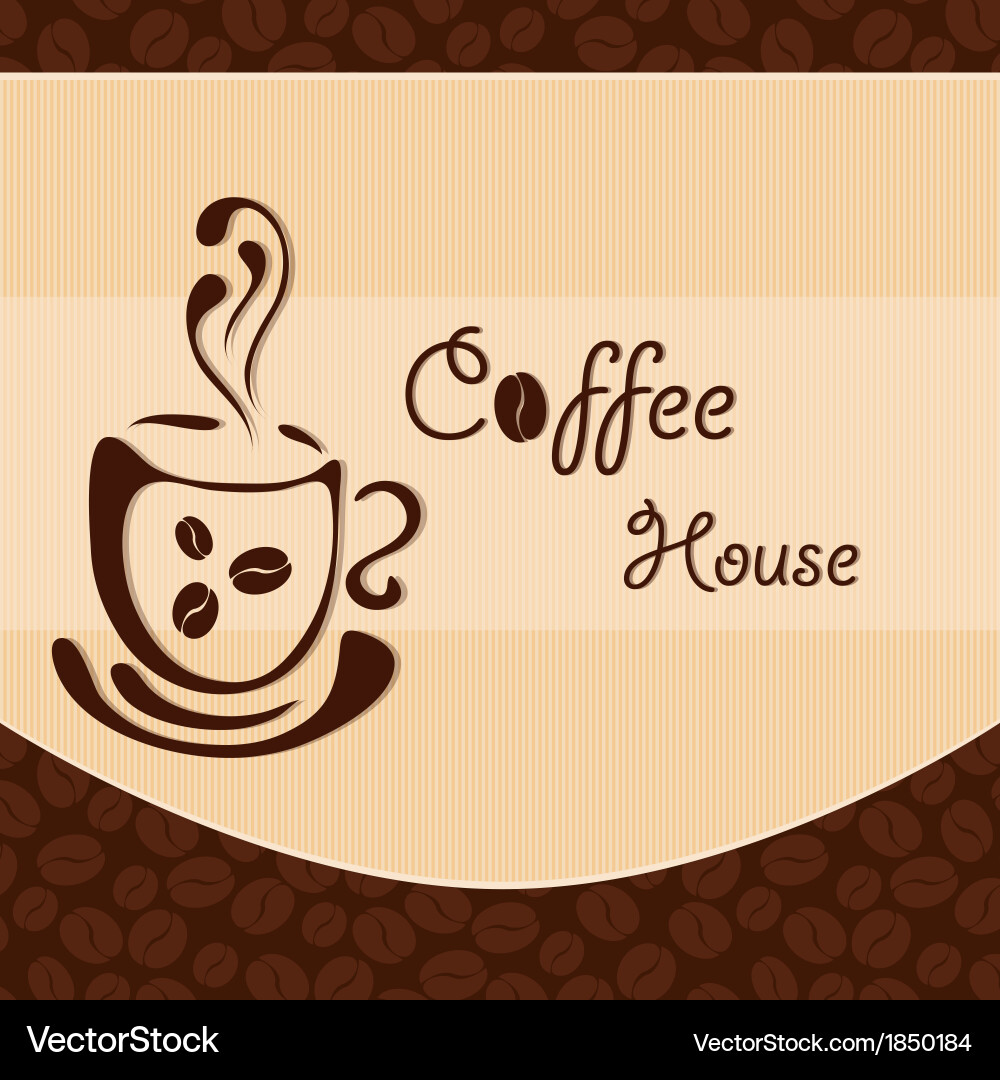 Template of a cafe menu Royalty Free Vector Image